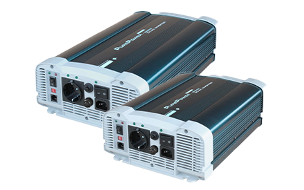 Xenteq inverter with built-in changeover relay 12 V DC - 230 V AC pure ...