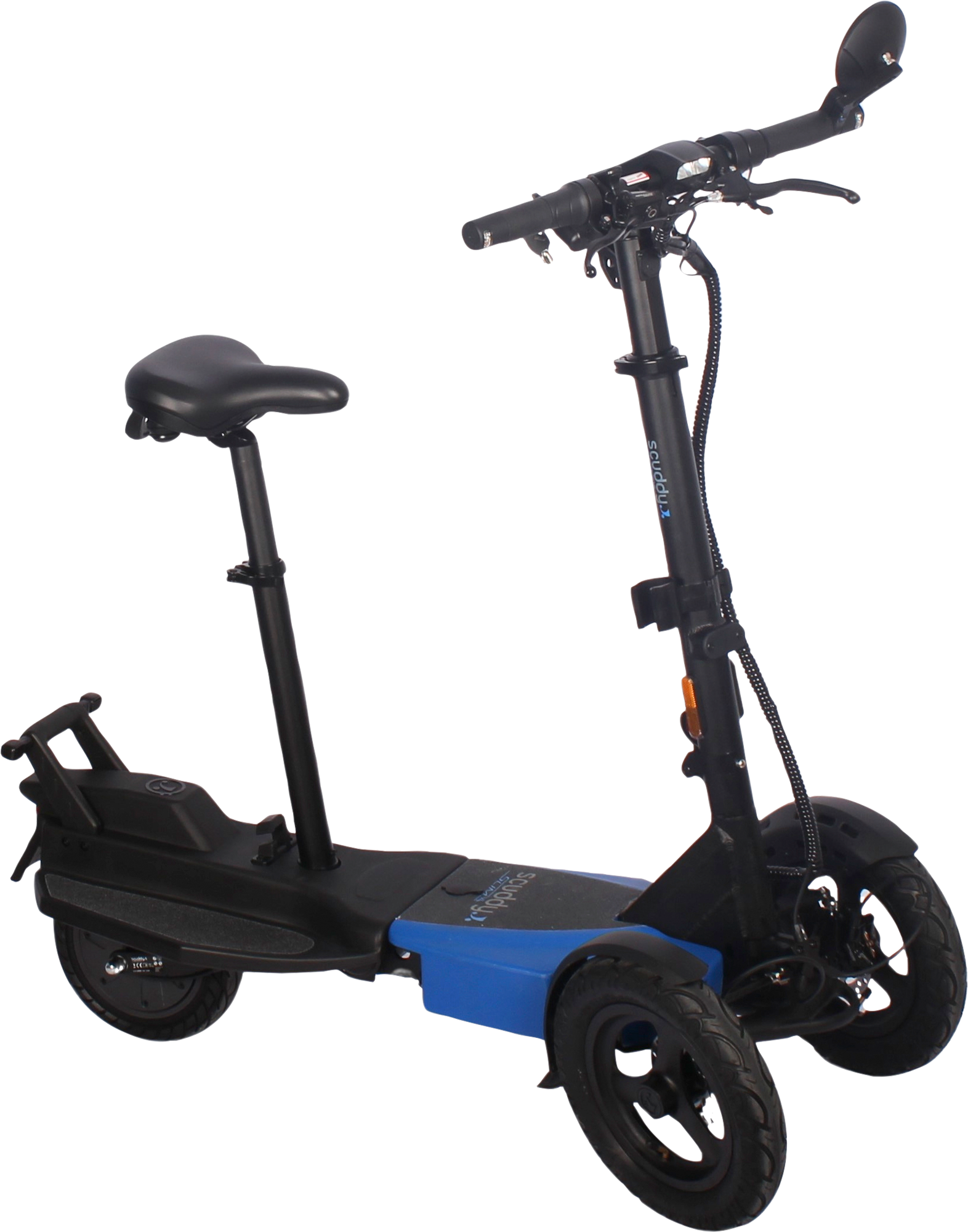 Scuddy Slim V4 eScooter Elektro-Faltroller, Roller mit Sitz - Fritz ...