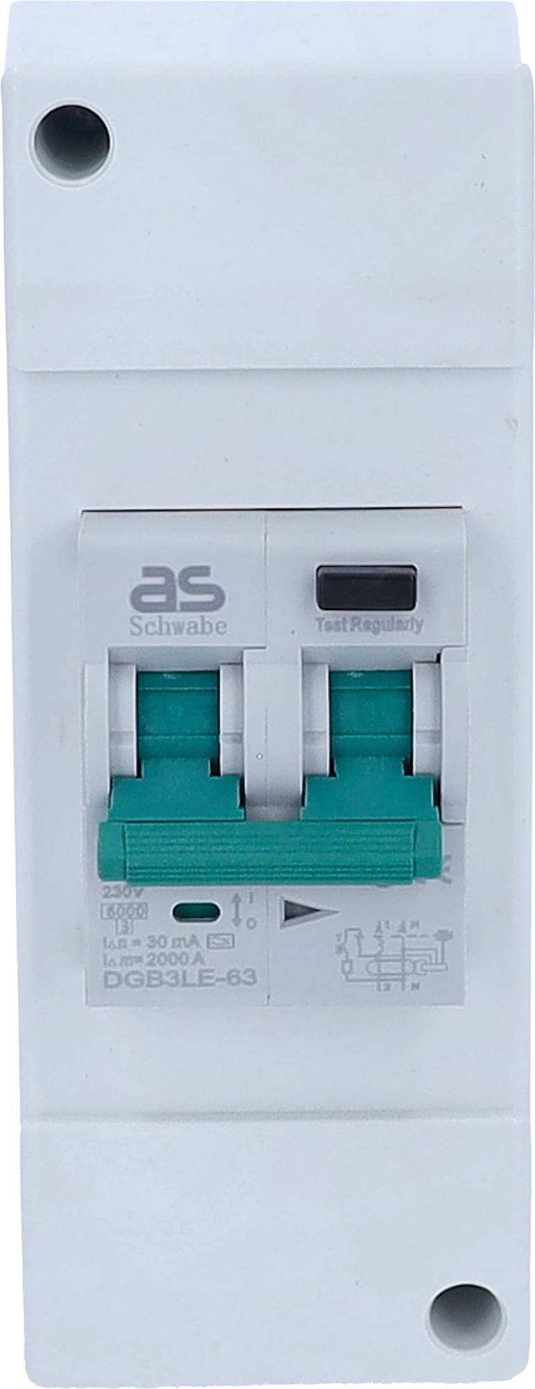 AS Schwabe Camping/Caravan combination FI circuit breaker with LS ...