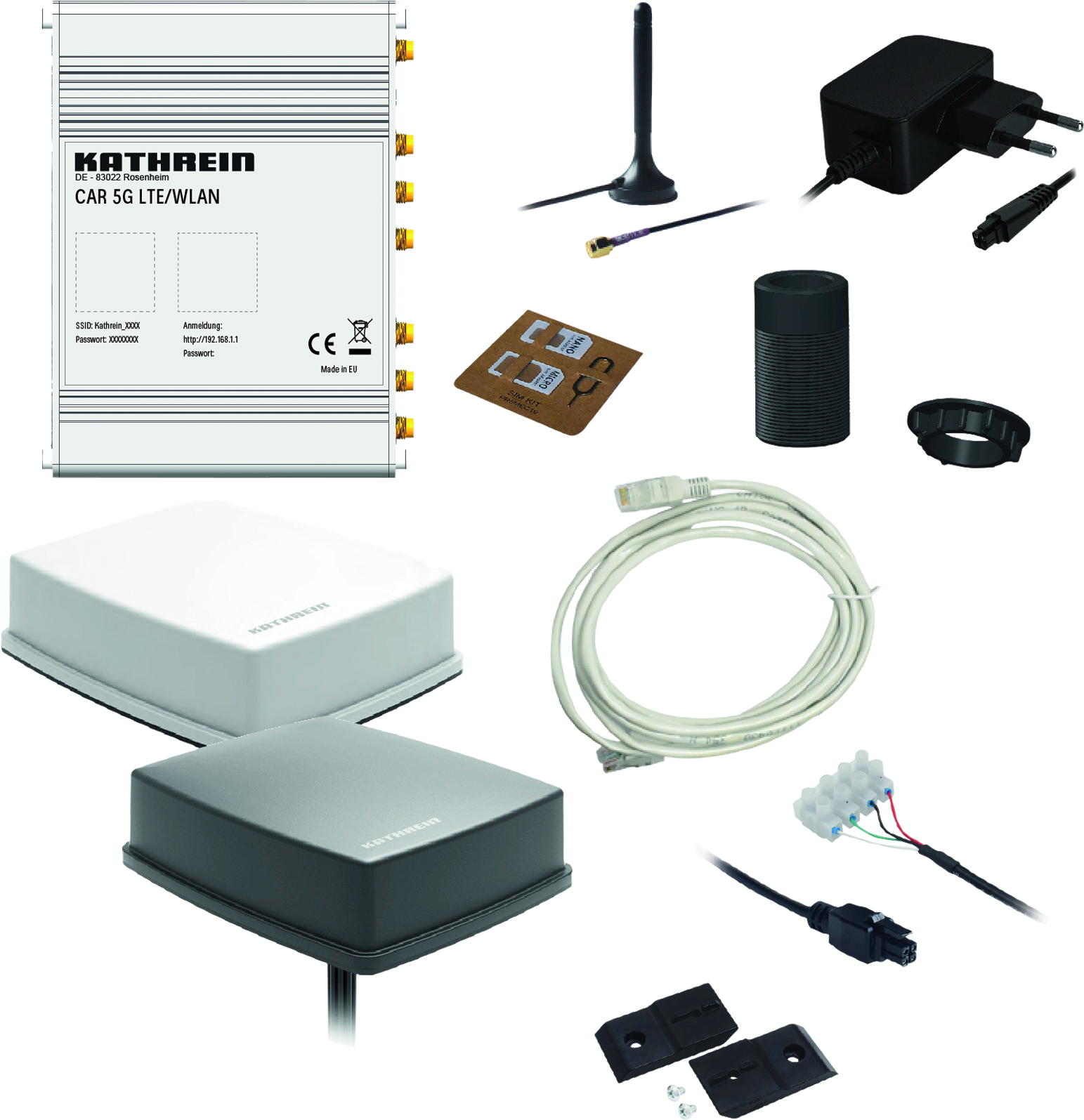 Kathrein Set Car 5G WLAN Router Set avec antenne 5G MIMO - Berger Camping