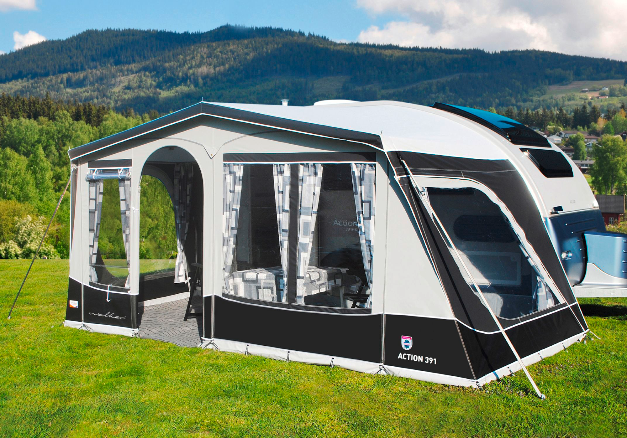 Walker Adria Action caravan awning - Berger Camping