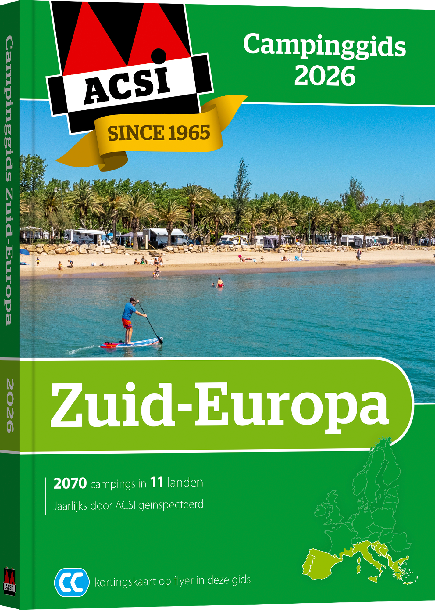 Guide de camping ACSI Europe du Sud 2026 avec carte de réduction ...