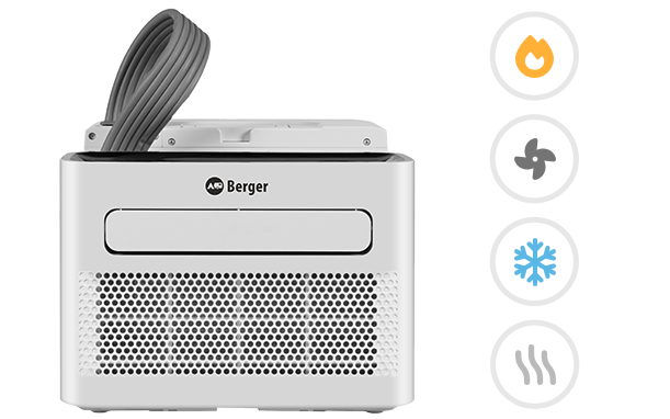 Aire acondicionado portátil con función de calefacción Berger Arktar ...