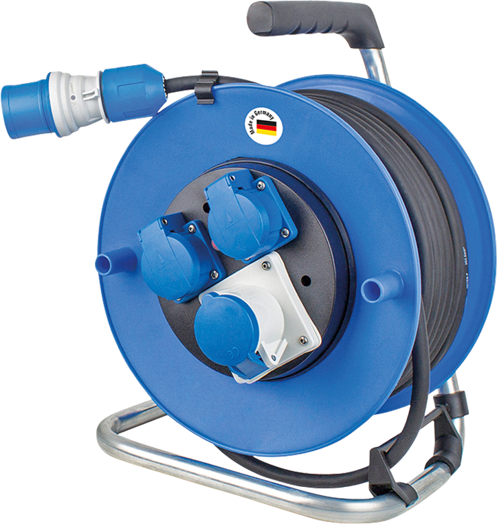 CEE cable drum professional CEE plug to CEE socket & protective contact ...