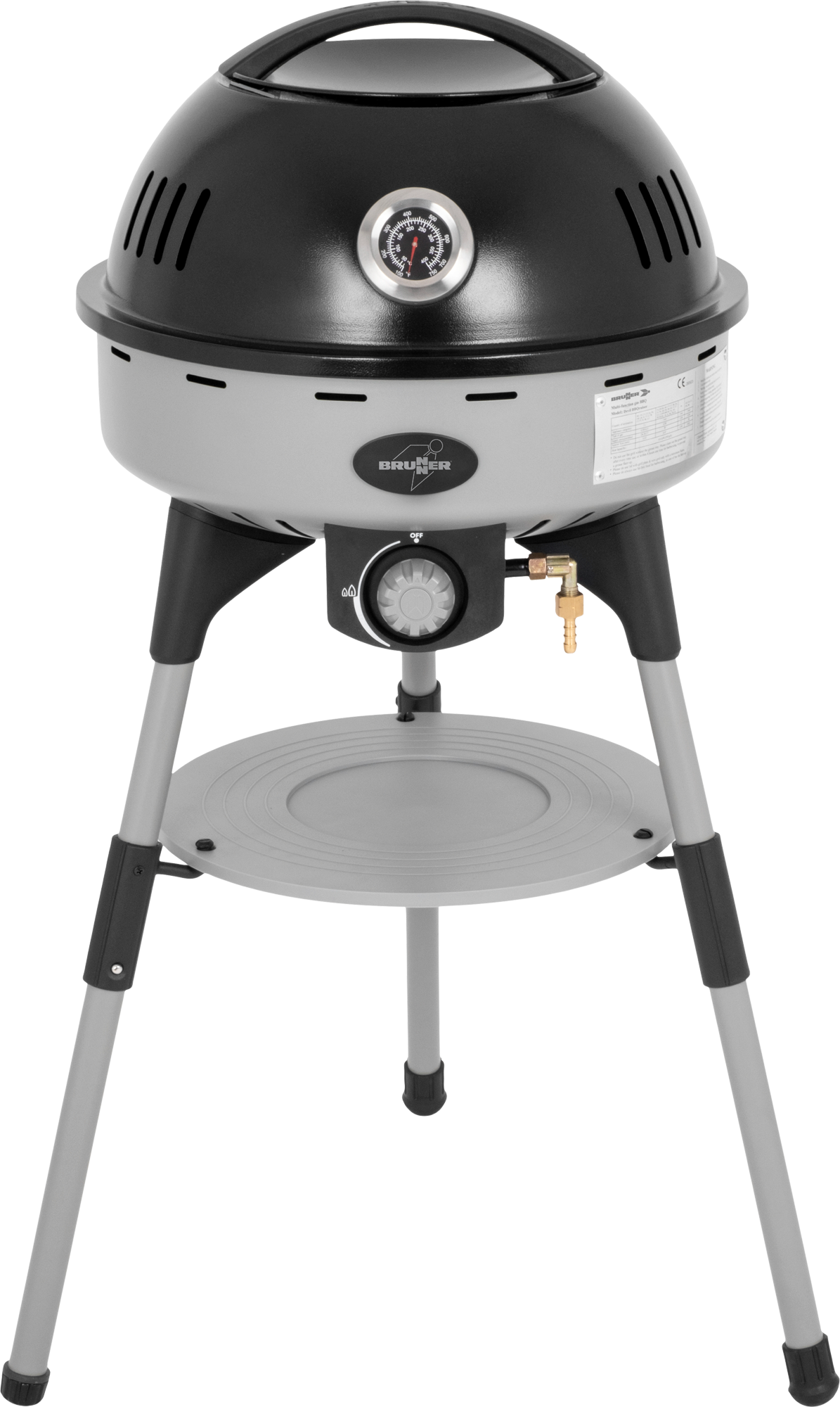 Brunner Devil BBQruiser HT reversible Grid Gas Outdoorgrill tragbar ...