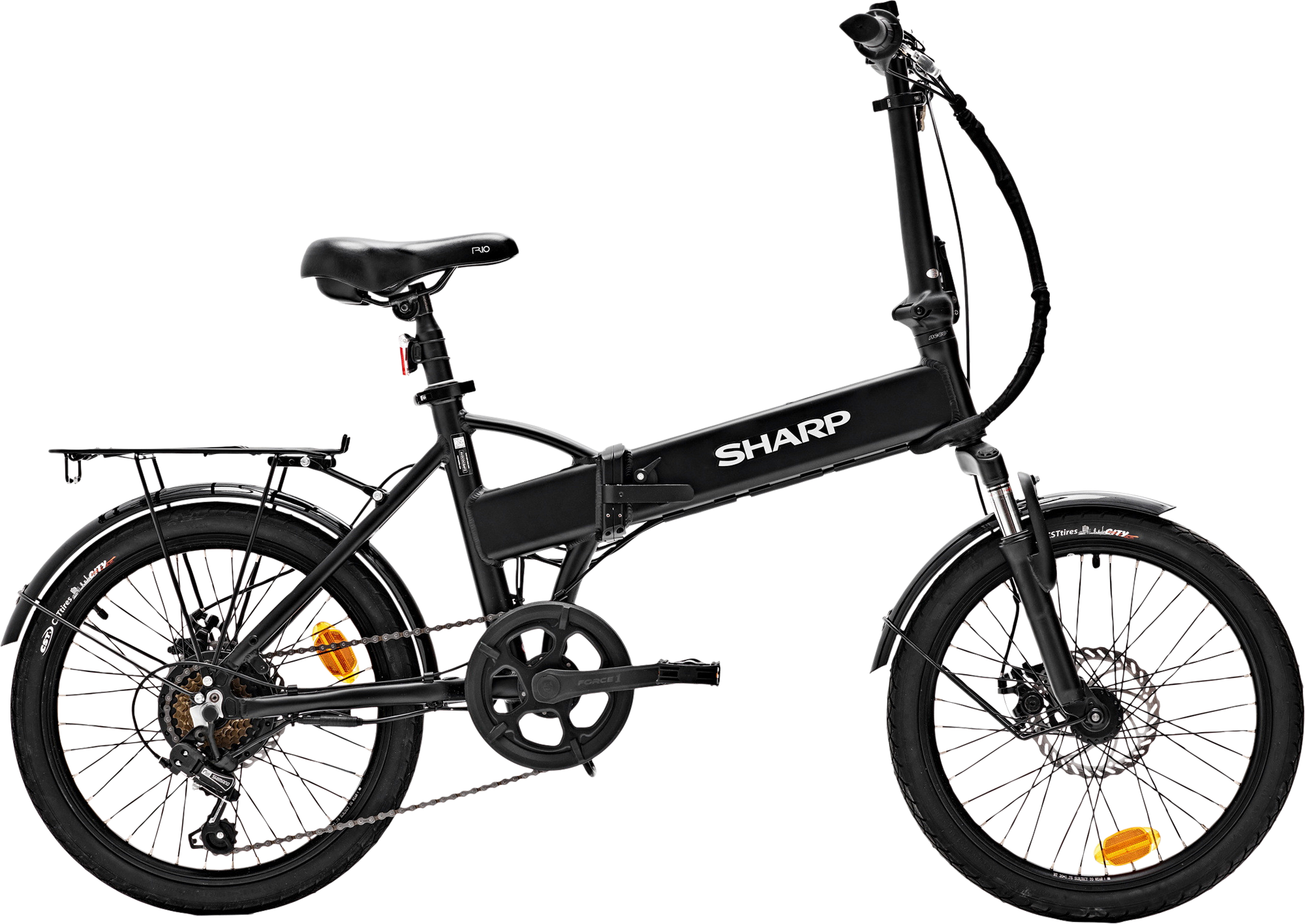 Sharp BK-FD03-EB faltbares Elektrobike 250 W 6 Gänge - Berger Camping