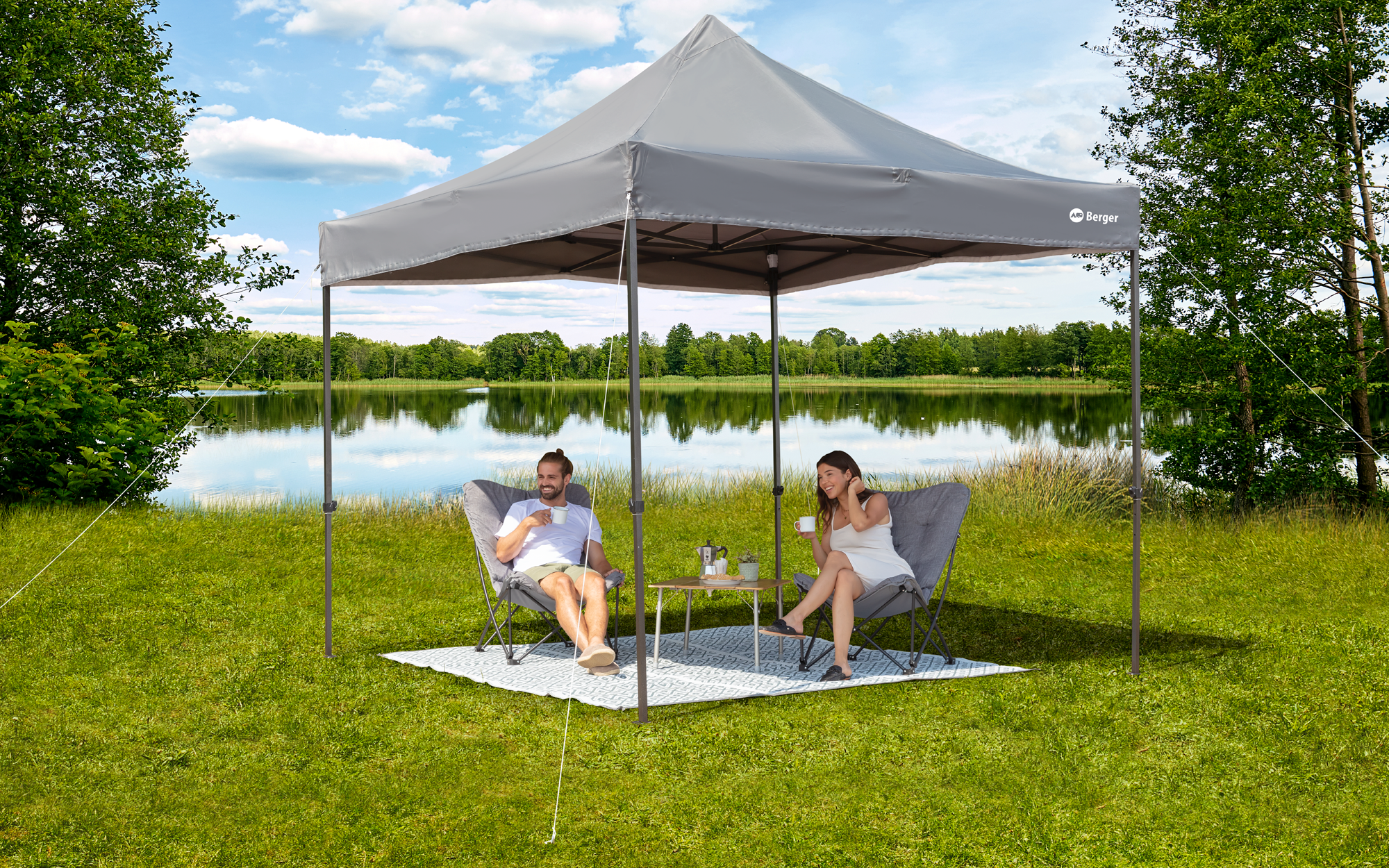 Berger folding pavilion 3 x 3 m - Berger Camping