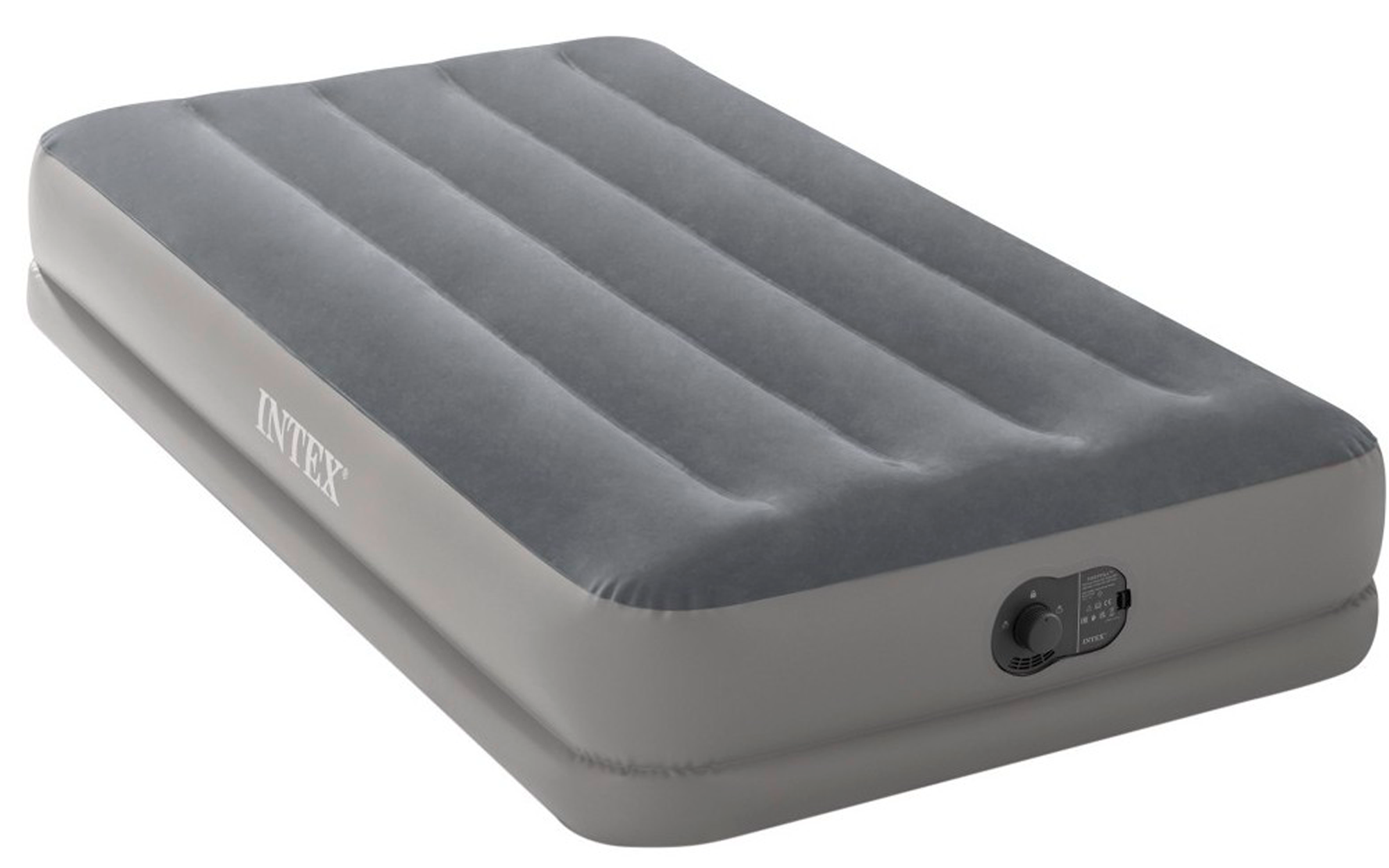 Intex double air bed Dura-Beam Prestige with integrated air pump 191 cm ...