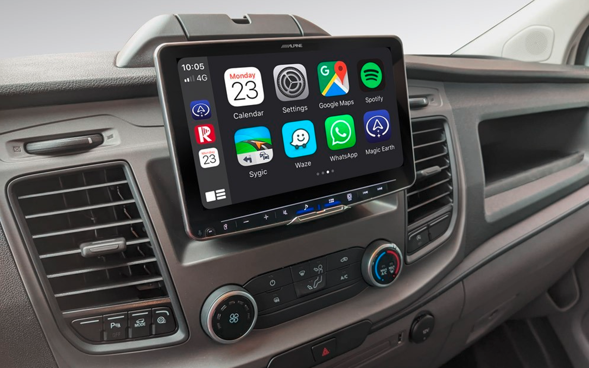 Alpine iLX-F905D Autoradio mit 9-Zoll Touchscreen, DAB+, 1-DIN ...