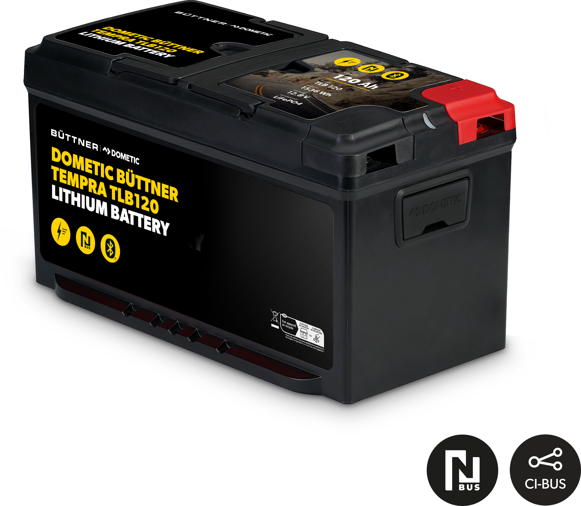 Dometic Büttner lithium battery Tempra TLB120 12 V / 120 Ah - Berger ...