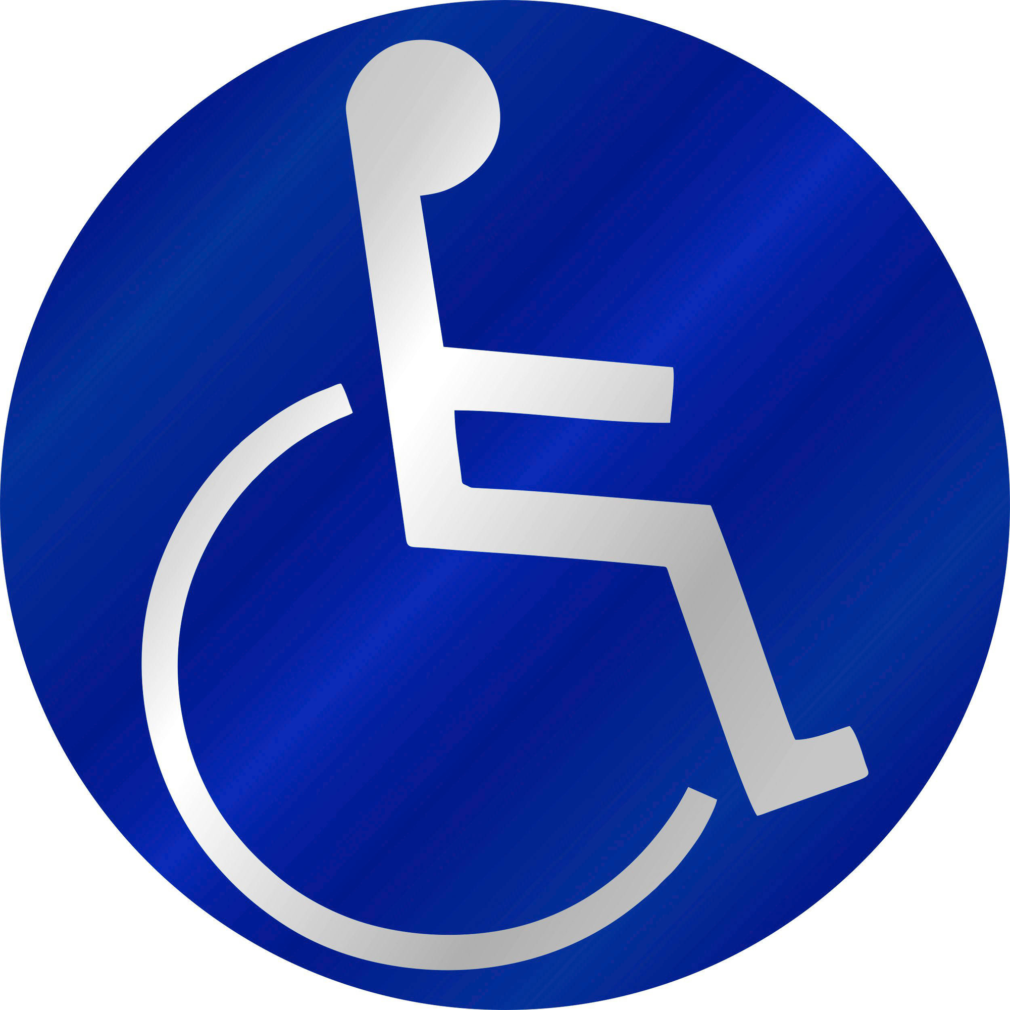 Schütz Aufkleber Behindertensymbol 90 x 90 mm jetzt bestellen! | Berger ...