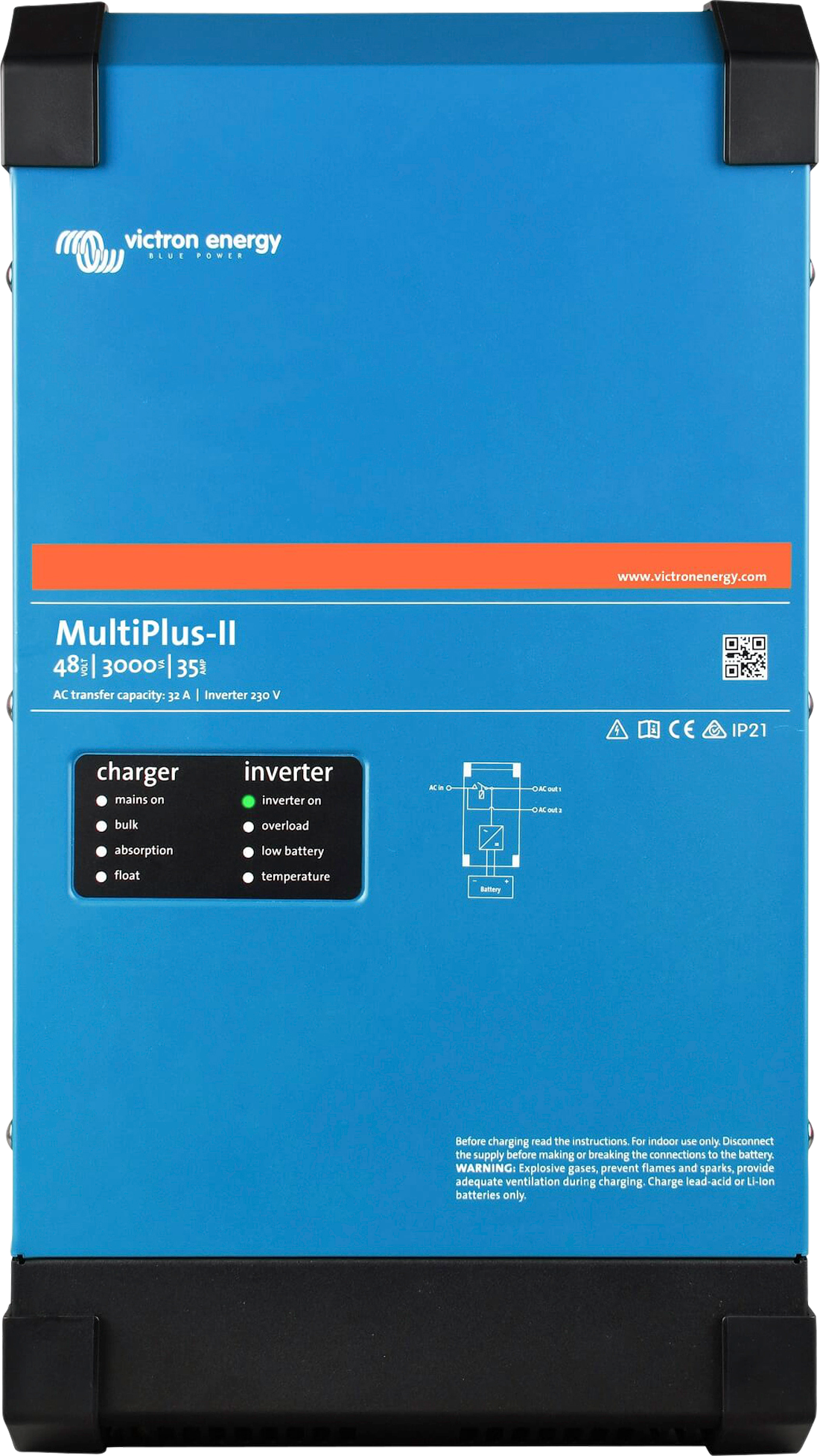 Inverter / caricabatterie Victron MultiPlus II 48/3000/35 230 V ...