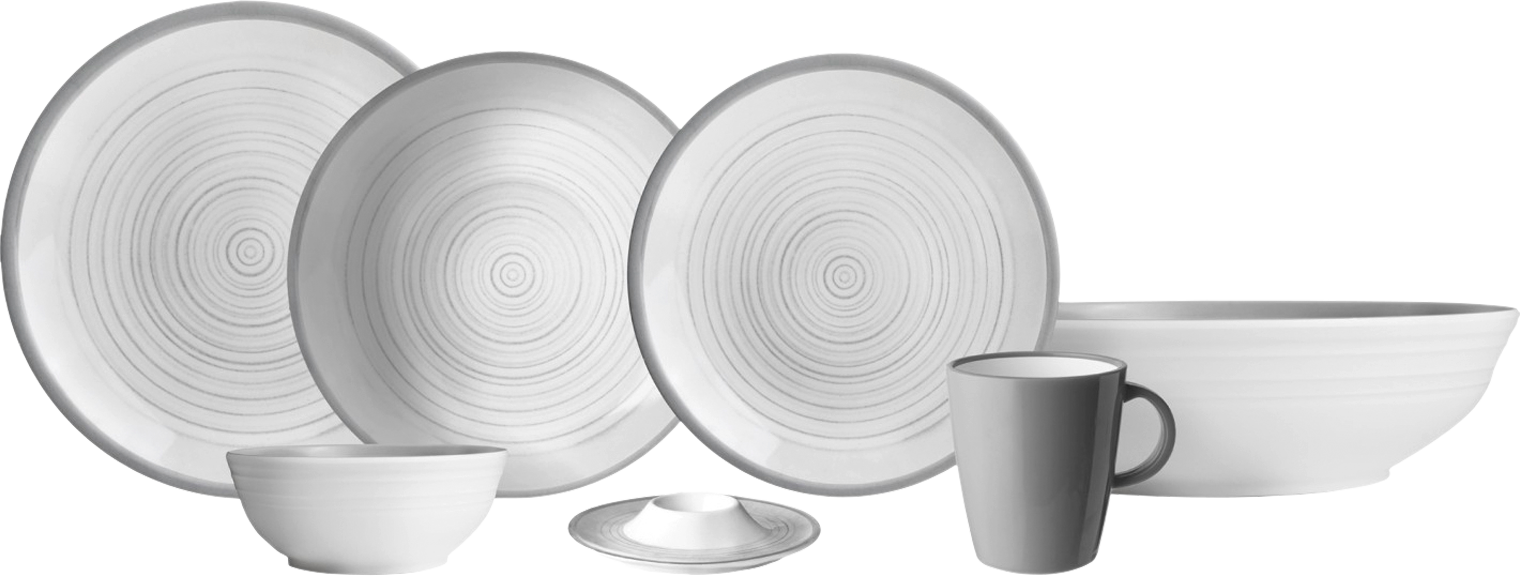 Brunner Midday Bellagio Melamine Tableware Set 16 pcs. - Berger Camping