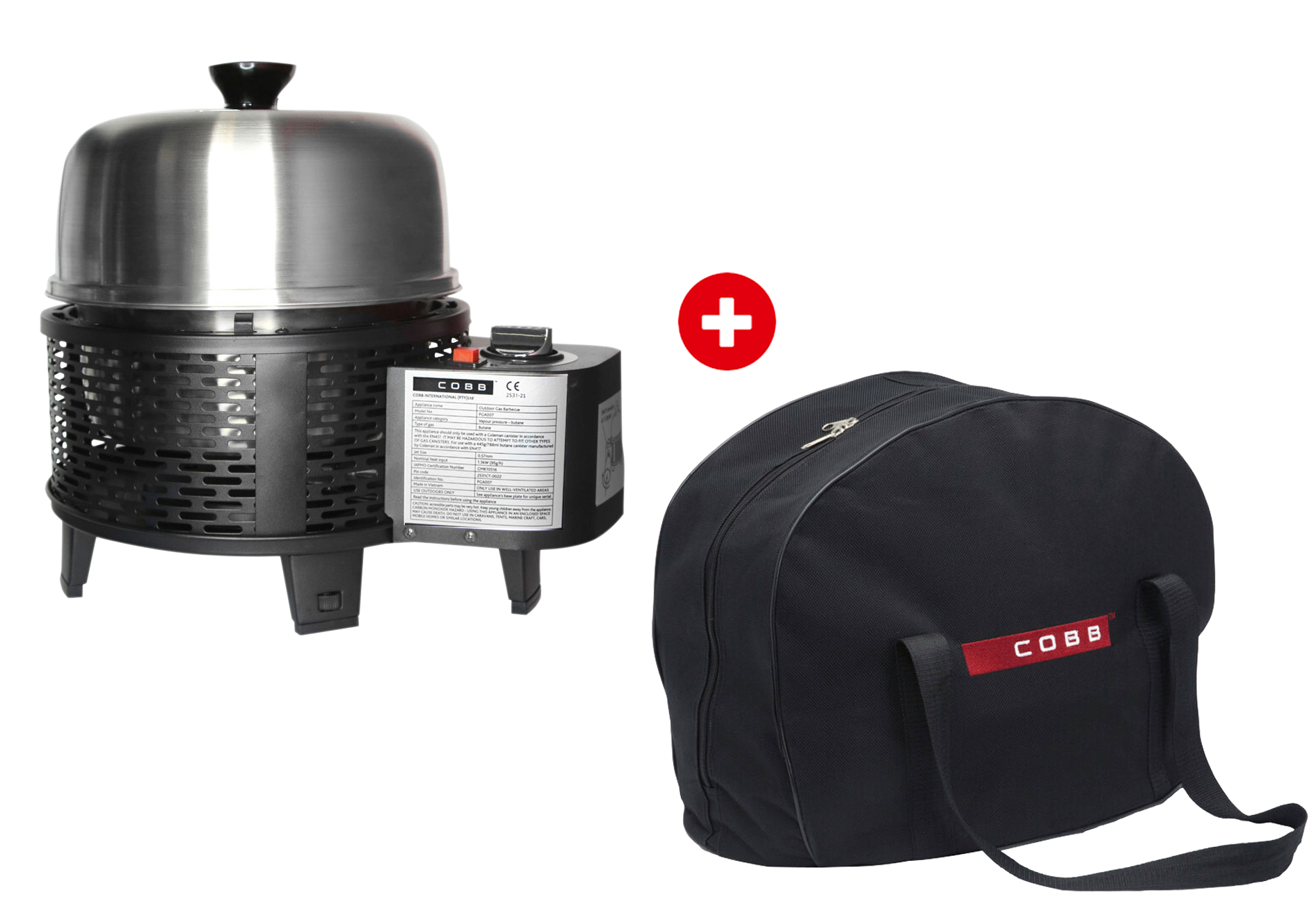 Cobb Pro Gas incl. geperforeerde grillplaat + gratis tas - Berger Camping