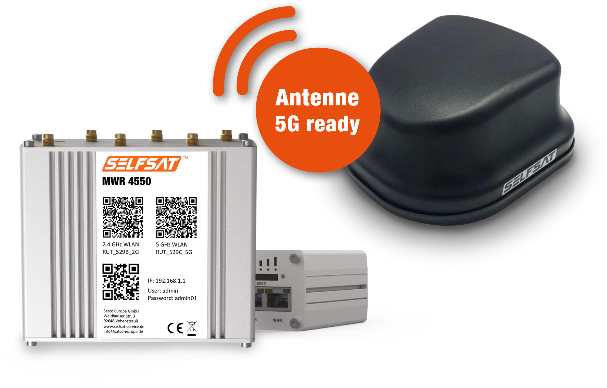 Selfsat Snipe 550 Camping Router - Berger Camping