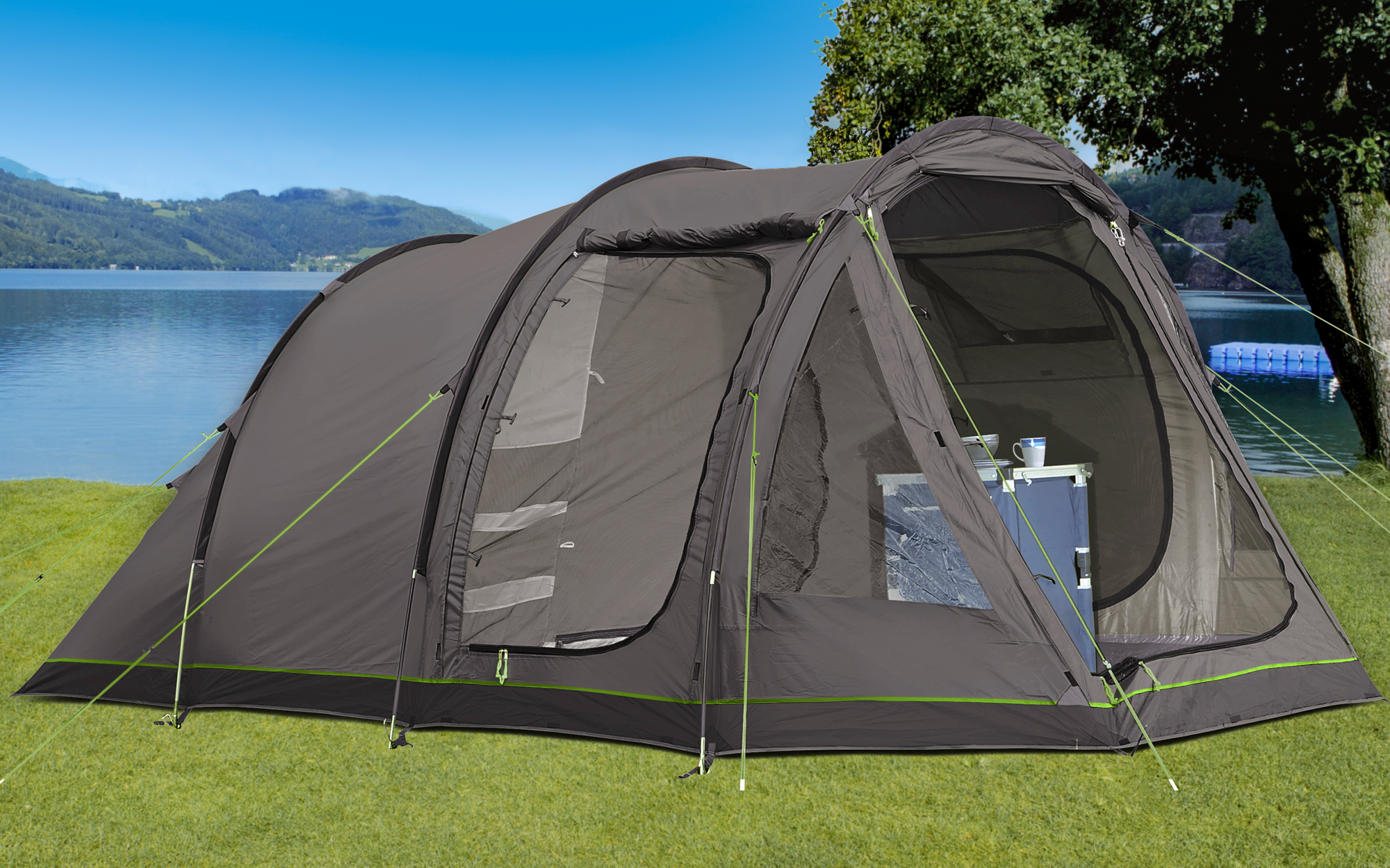 Berger Tunnel Tent Campo 4 - Berger Camping