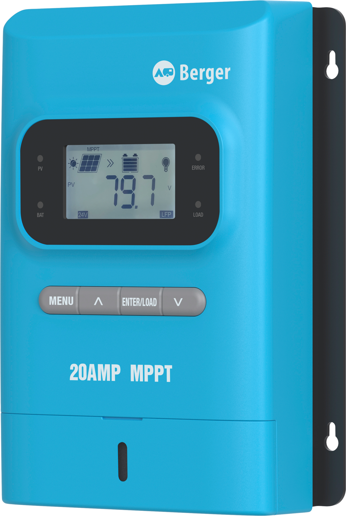 Berger MPPT display for monitoring solar energy MPSC 20 - Berger Camping