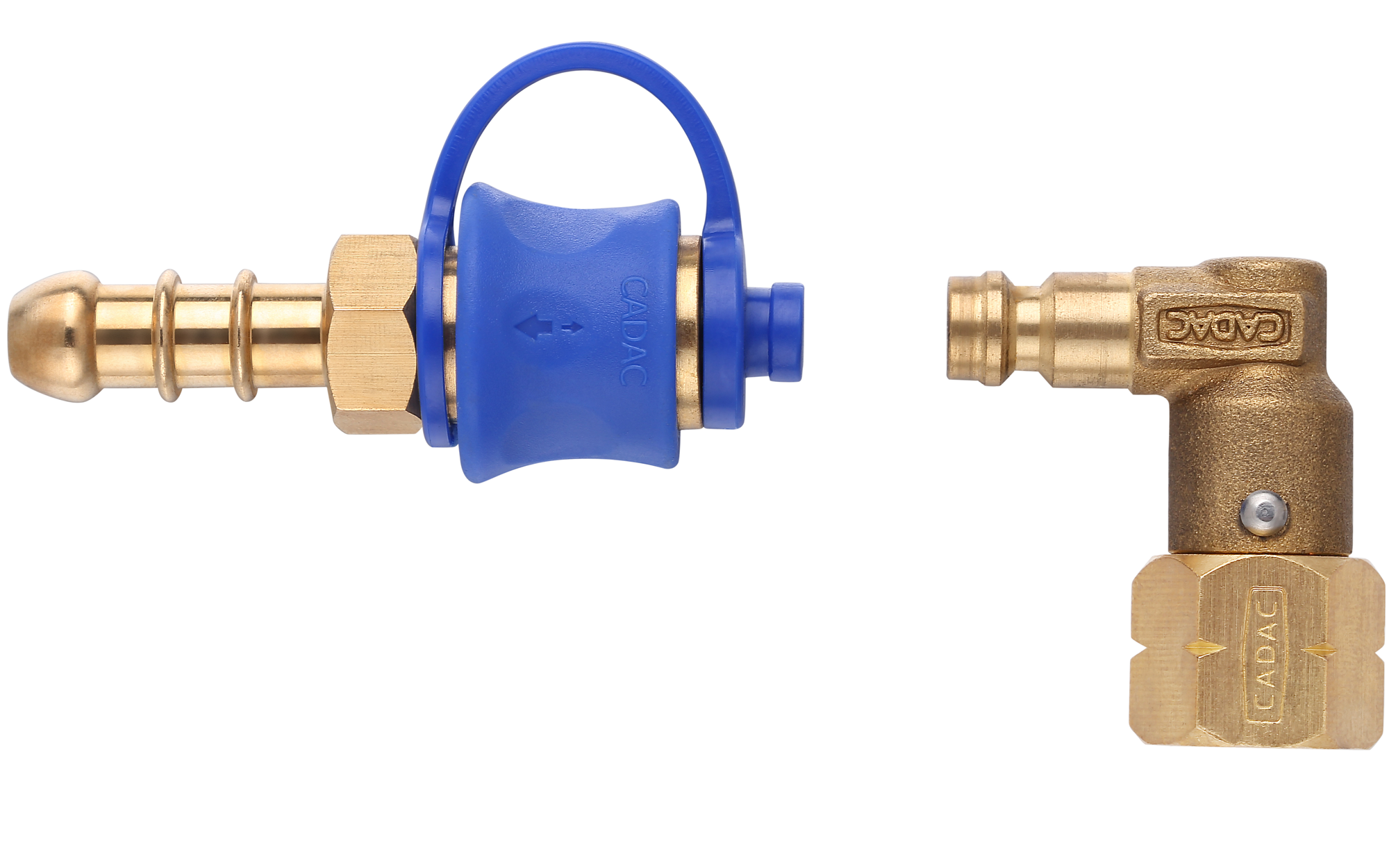 Cadac Quick Release Winkelkupplung mit Schnellkupplung für Gasgrill Schlauch 90 Grad Winkel ...