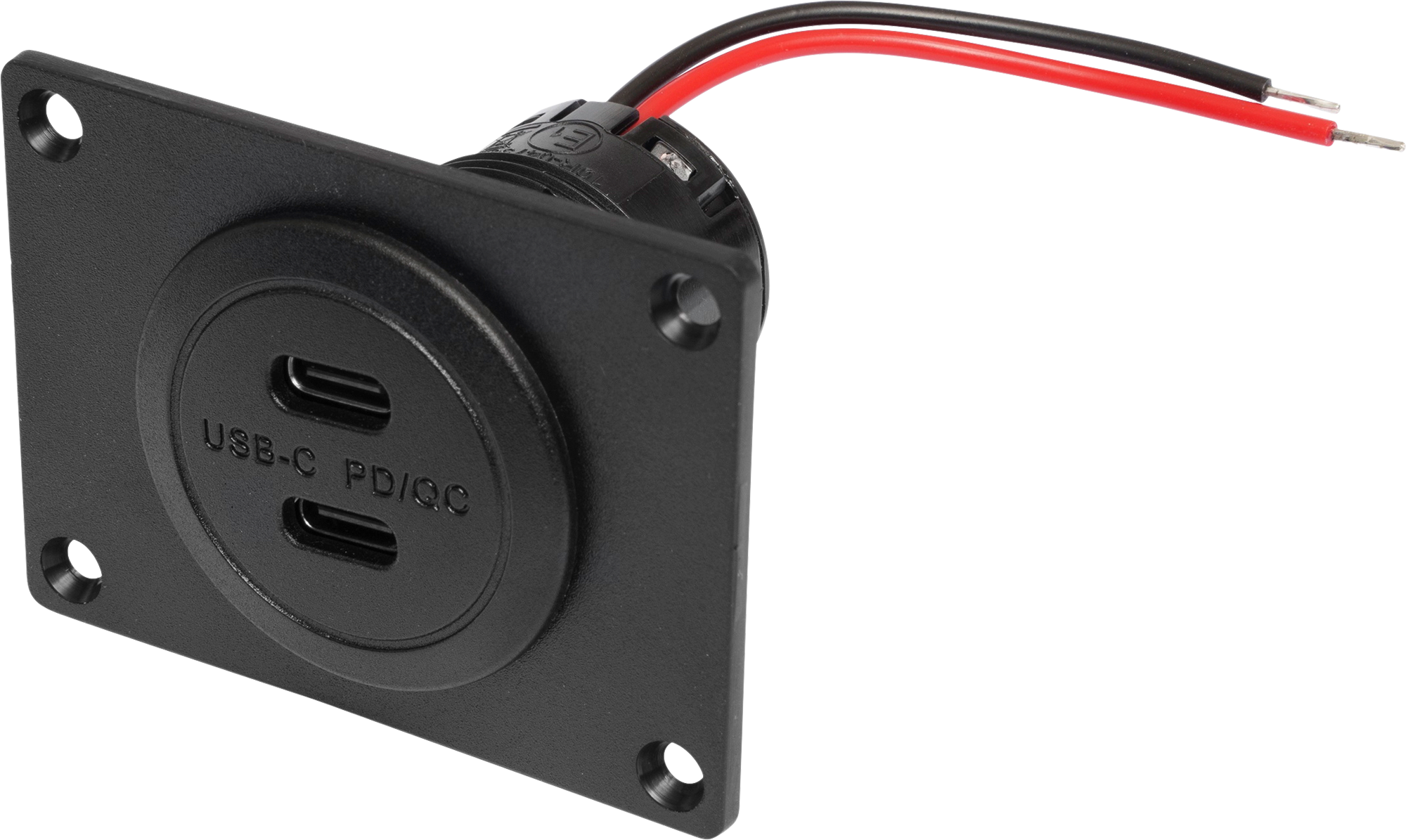 ProCar Power USB-C double socket with Power Delivery and Quick Charge ...