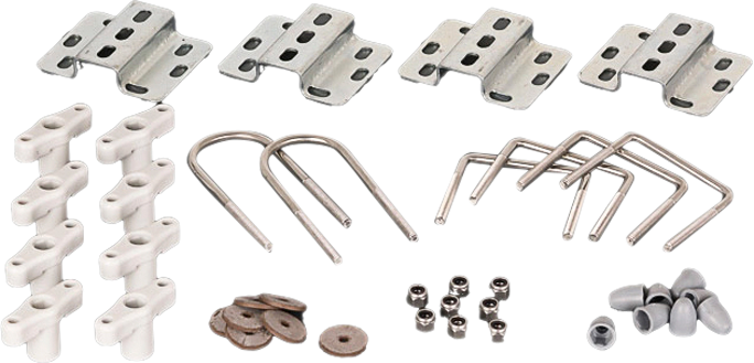 Kit de fixation Fiamma pour coffre arrière Ultra-Box 180 / 320 / 360 ...