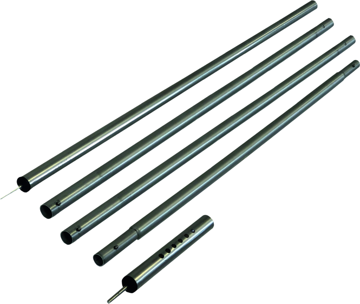 Gebogen aluminium trekstang verstelbaar - Berger Camping