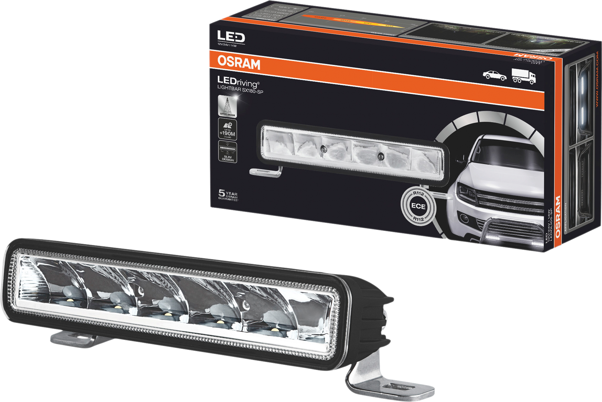 Osram LEDriving LIGHTBAR SX180-SP LED-Zusatzscheinwerfer jetzt ...