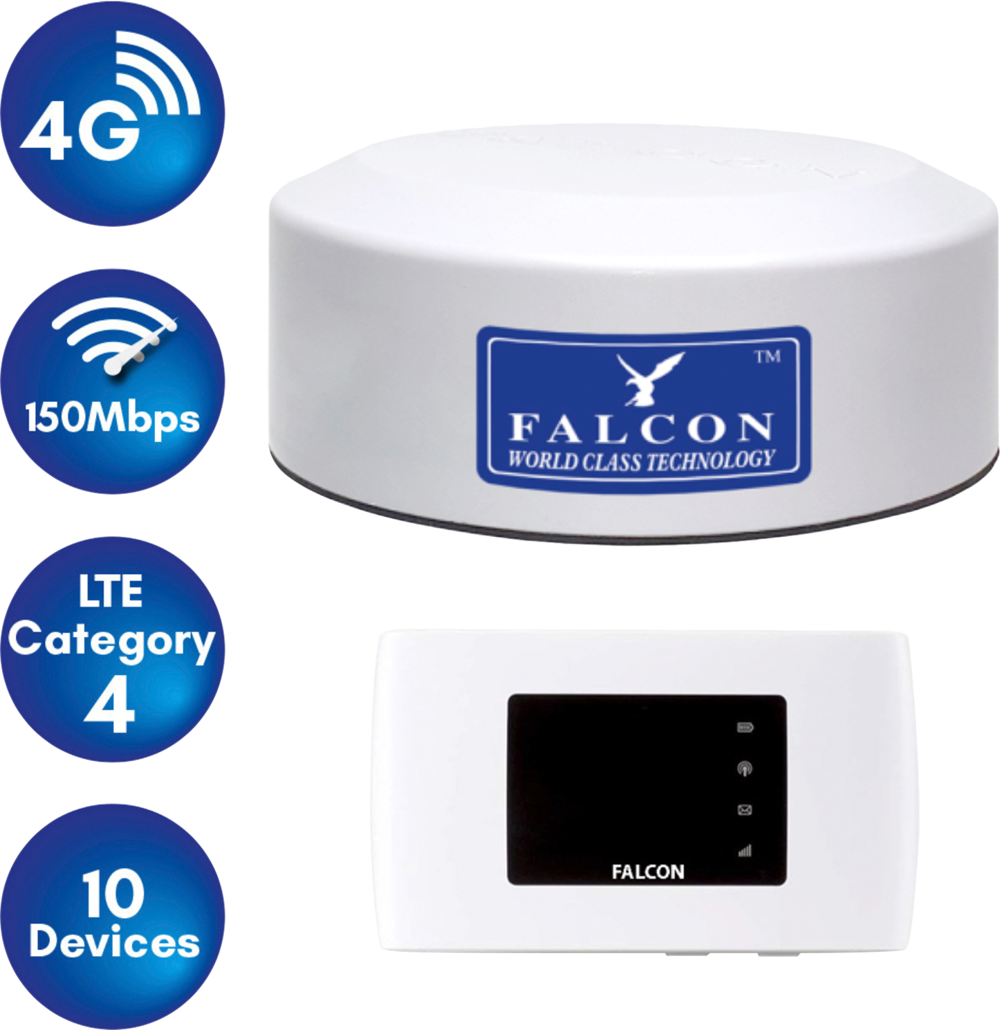 Falcon DIY 4G LTE draagbare internet raamantenne incl. mobiele 150 Mbit ...