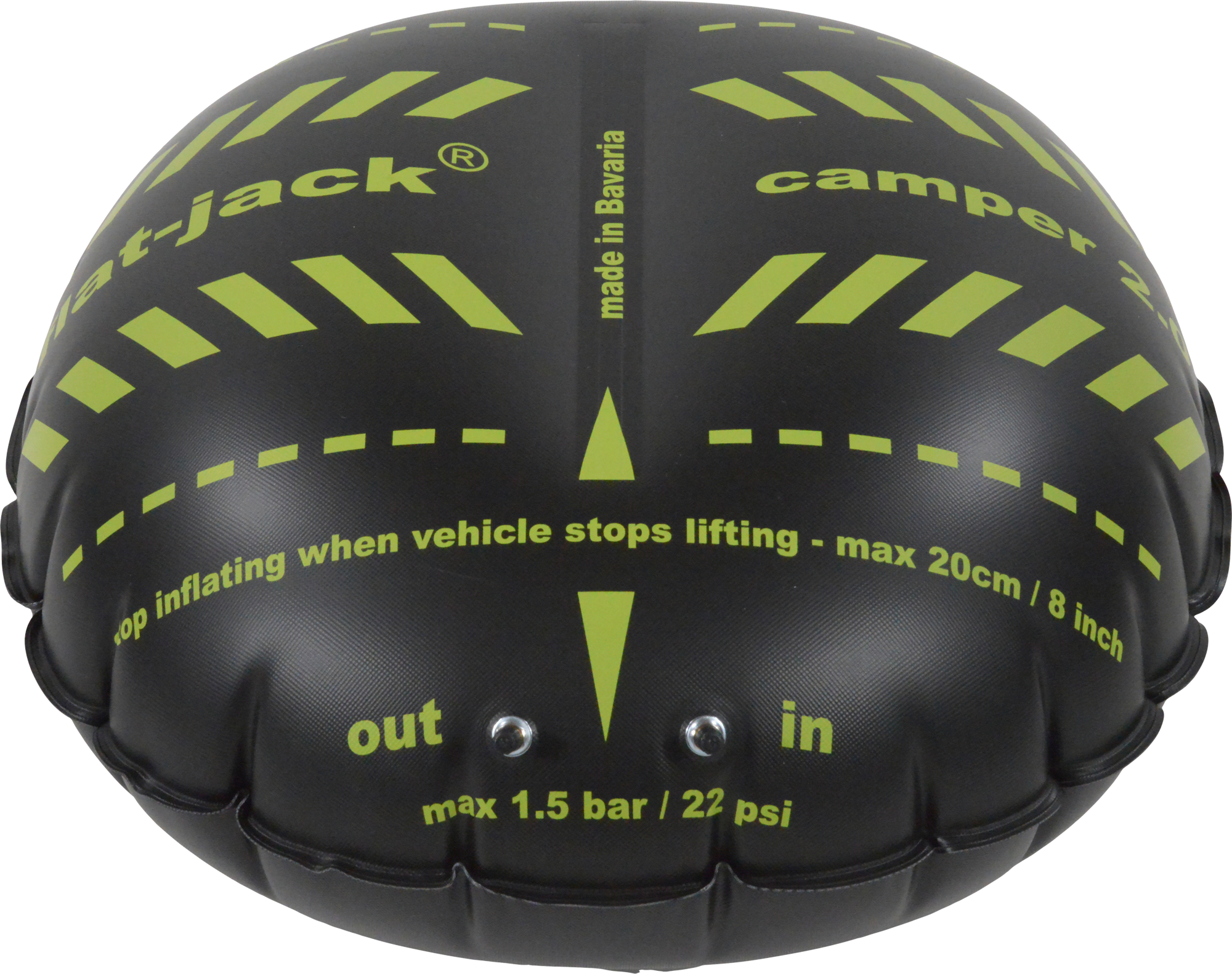 Cuscinetto d'aria per pneumatici Flat-Jack Camper 2.0 per veicoli fino ...