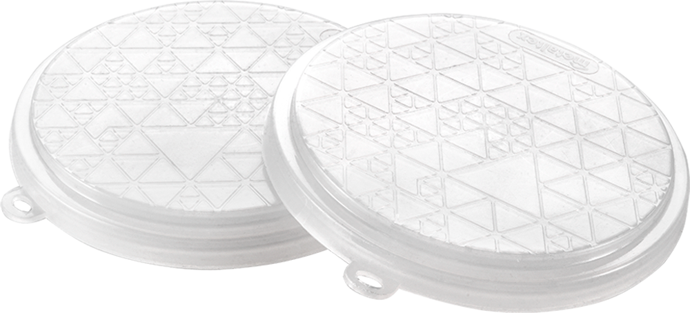 Metaltex Yogurt Couvercle réutilisable 2 pièces pour pot de yaourt ...