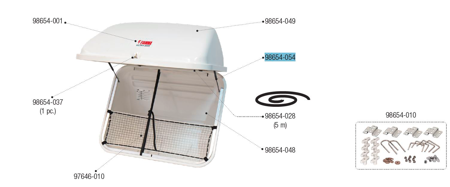 Fiamma Gasfeder passend für Ultra Box 320 / 360 - Fiamma ...