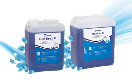 Berger Fresh Blue sanitary liquid - sanitary additive for the waste ...