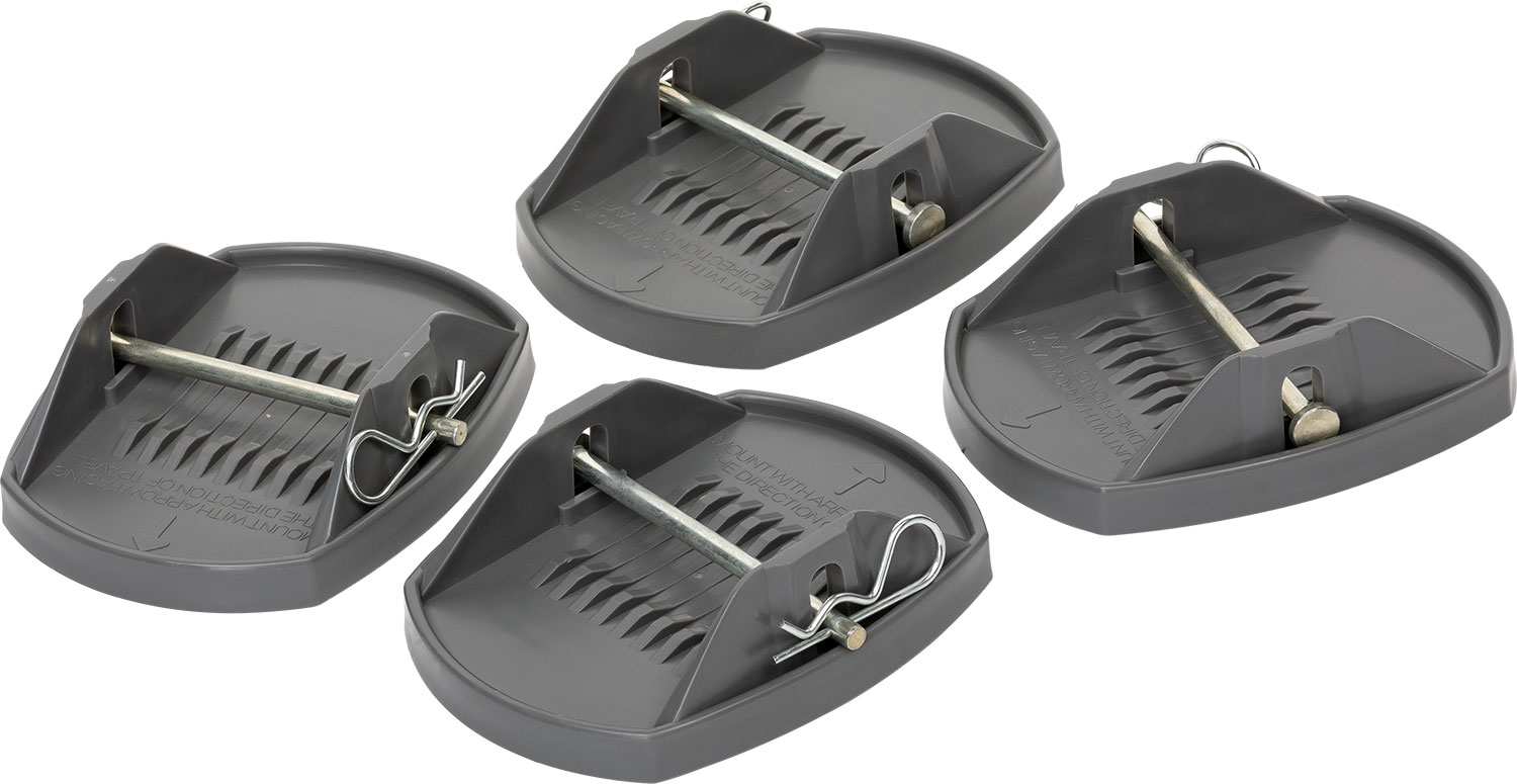 Berger Caravan Foot support plates set of 4 - Berger Camping