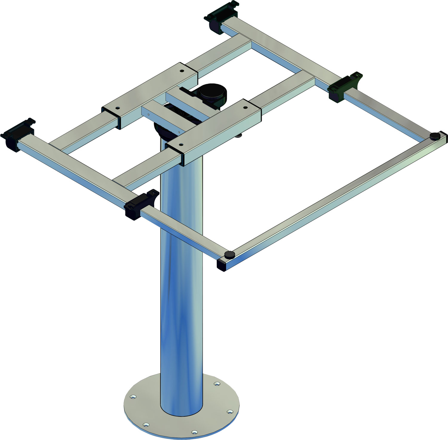 Ilse single column table frame rigid - Berger Camping