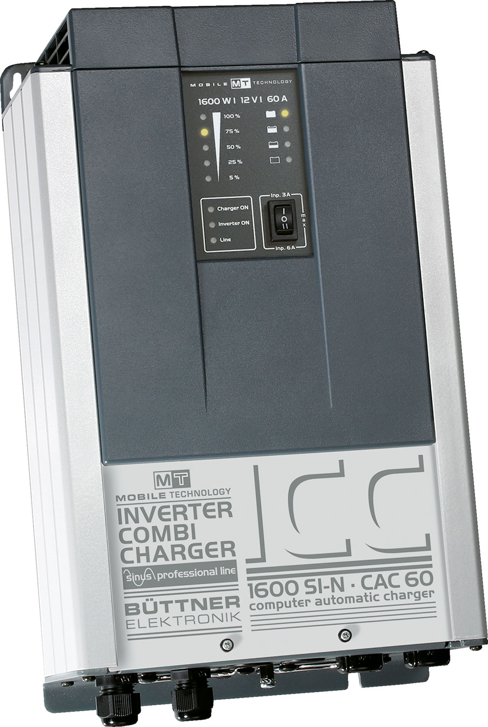 Büttner inverter / charger combination 1600 Si-N/ 60A - Berger Camping