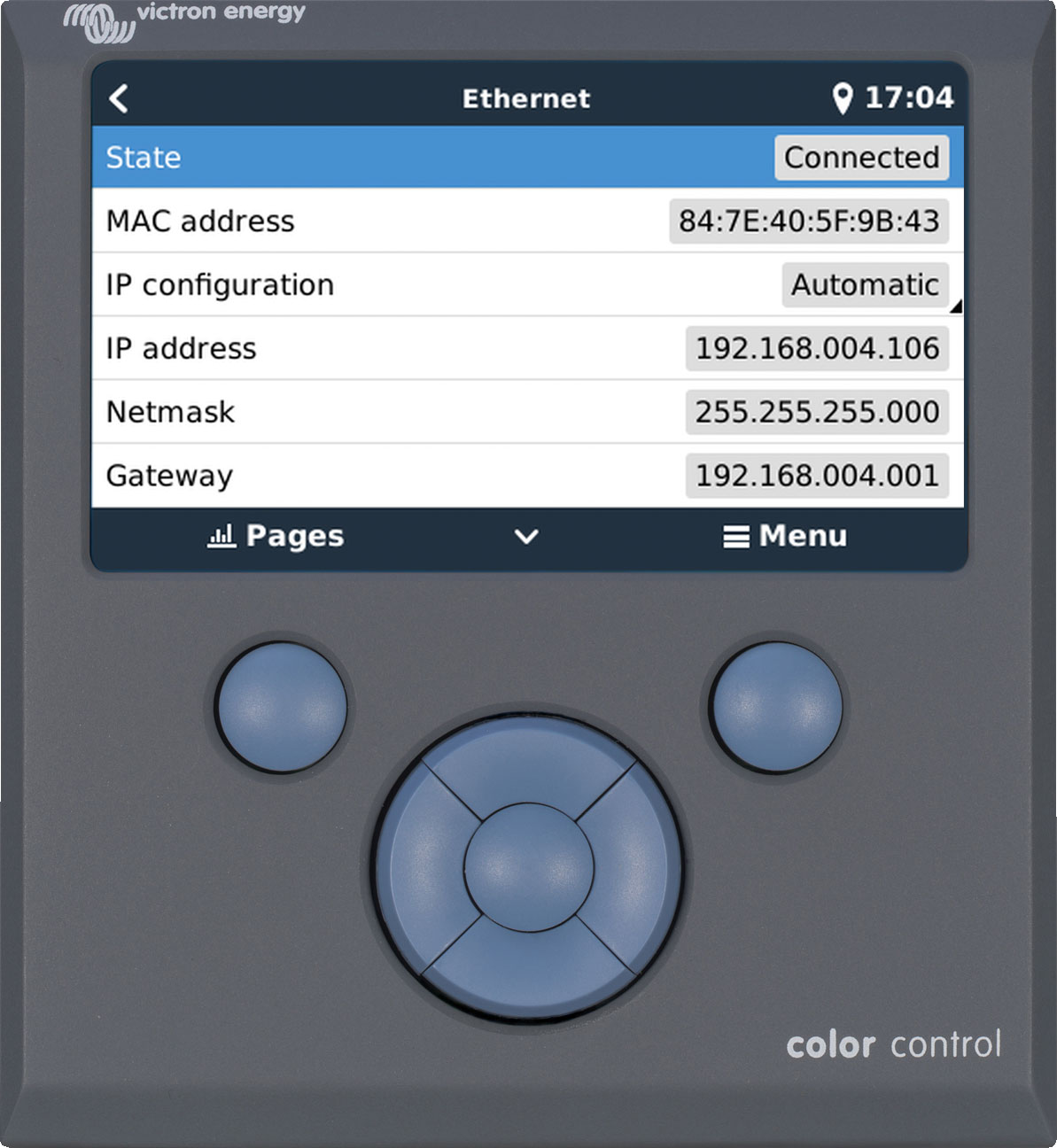 Victron Color Control GX System monitoring/operation - Berger Camping
