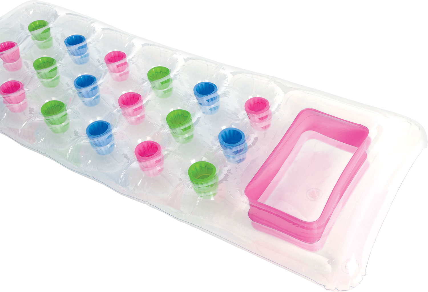 Intex Suntanner Mat transparent air mattress 188 x 71 cm - Berger Camping