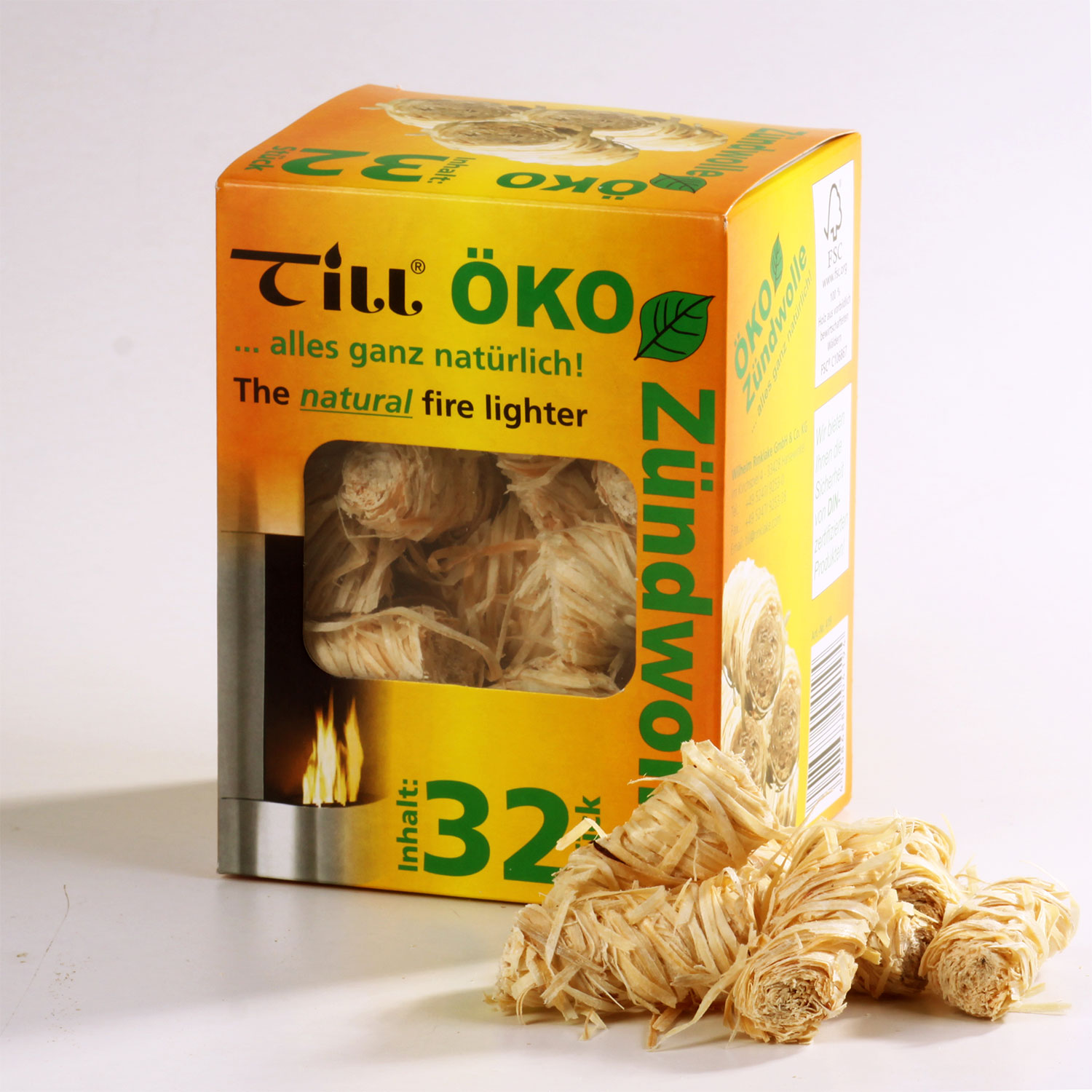 Till Eco Ontsteking Wol / Grill Aansteker 32 stuks - Berger Camping