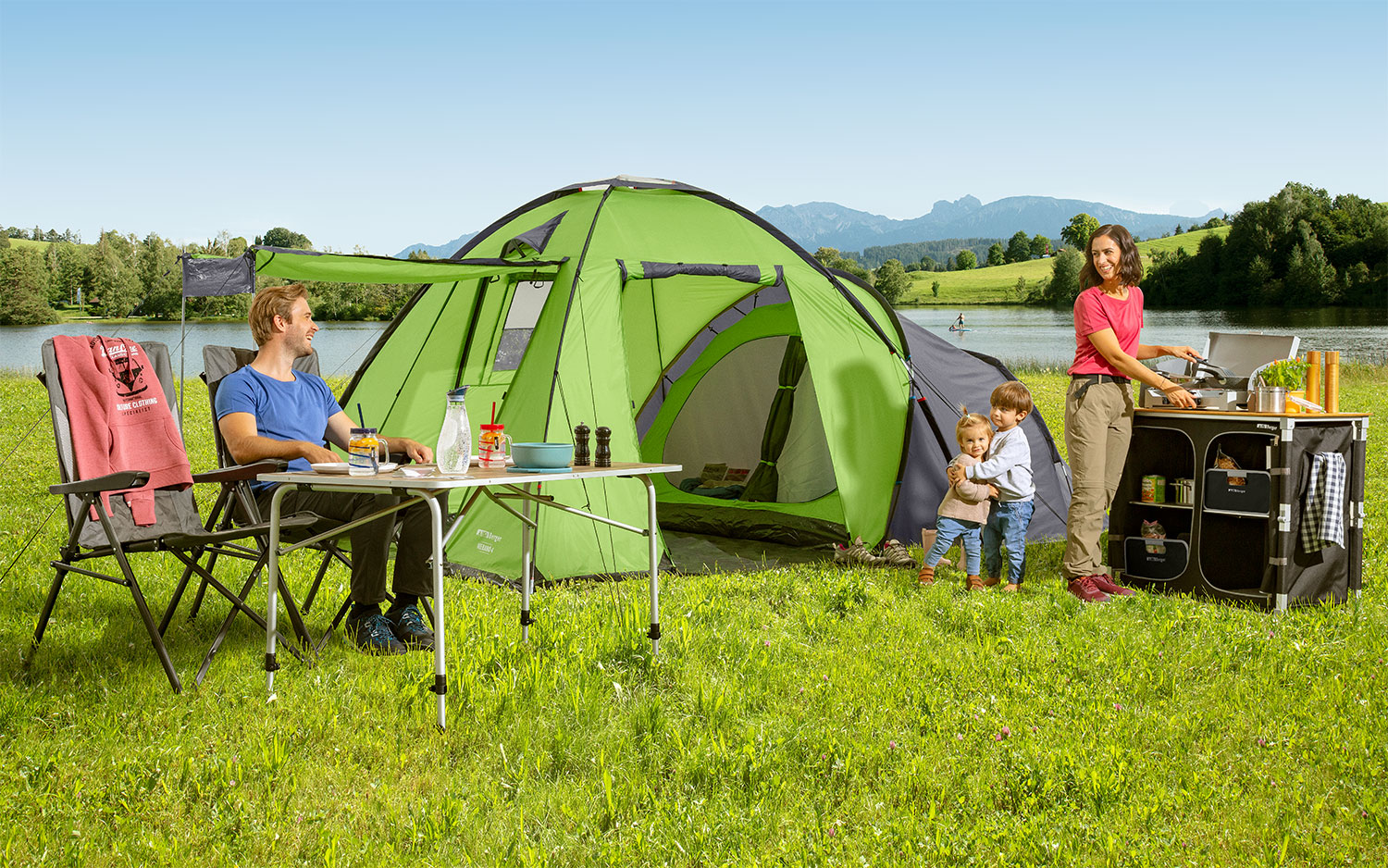 Berger Merano 4 familietent - Berger Camping
