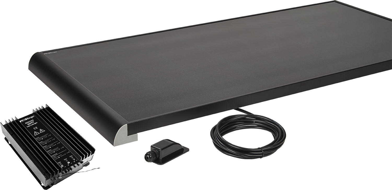 Berger Deluxe zonnepaneel pakket - complete set voor camper/caravan ...