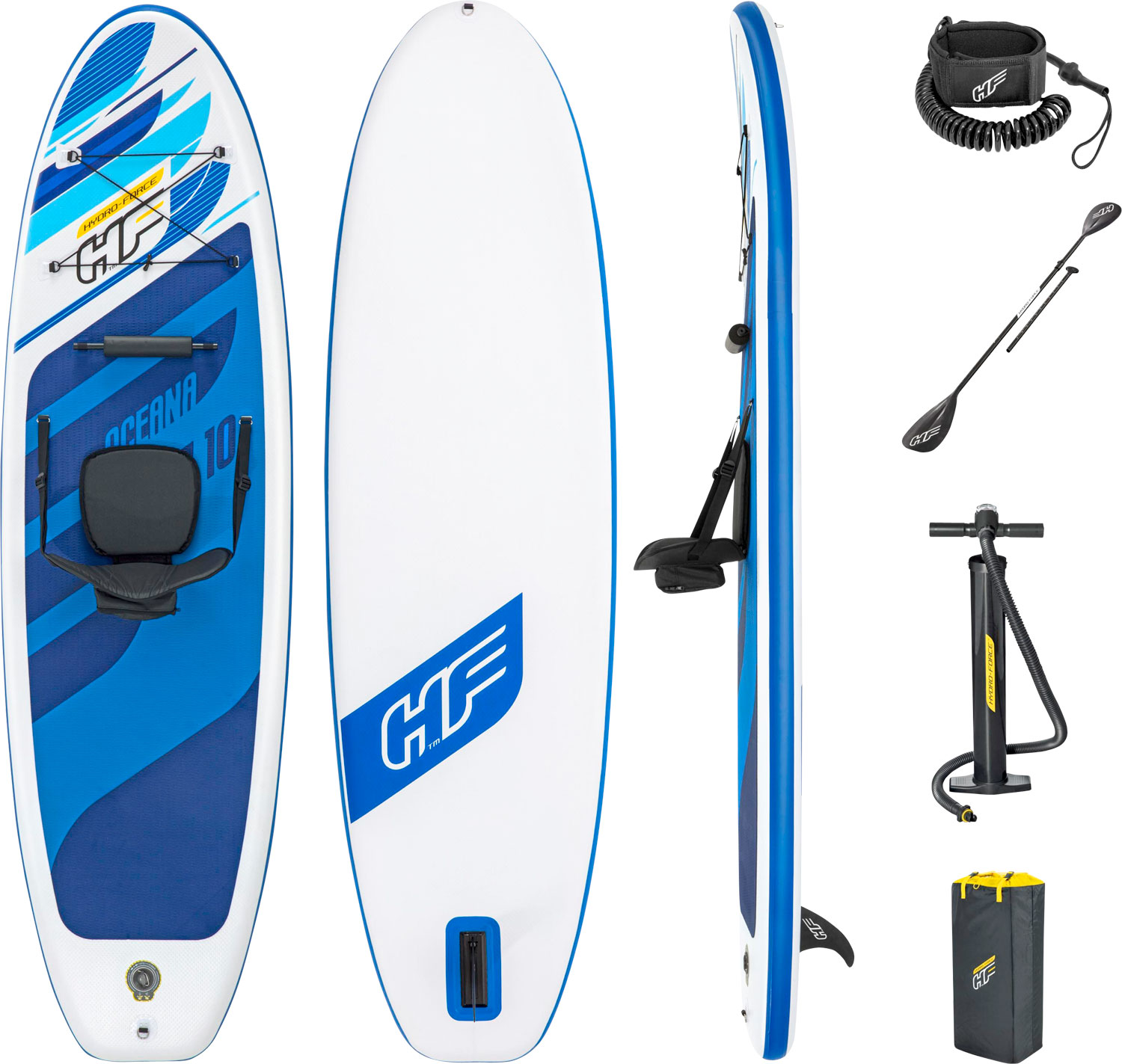 Bestway Ocean SUP inflatable stand-up paddling board incl. paddle and ...