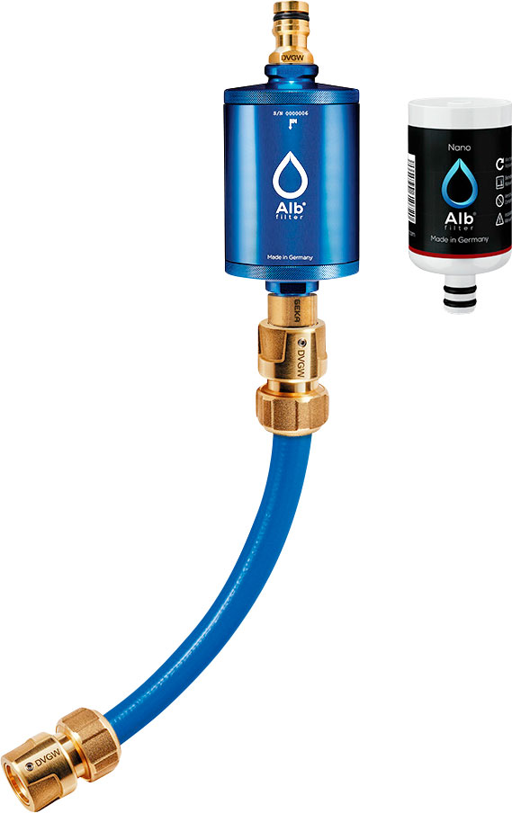 Alb Filter Mobil Nano drinking water filter with GEKA connection set ...