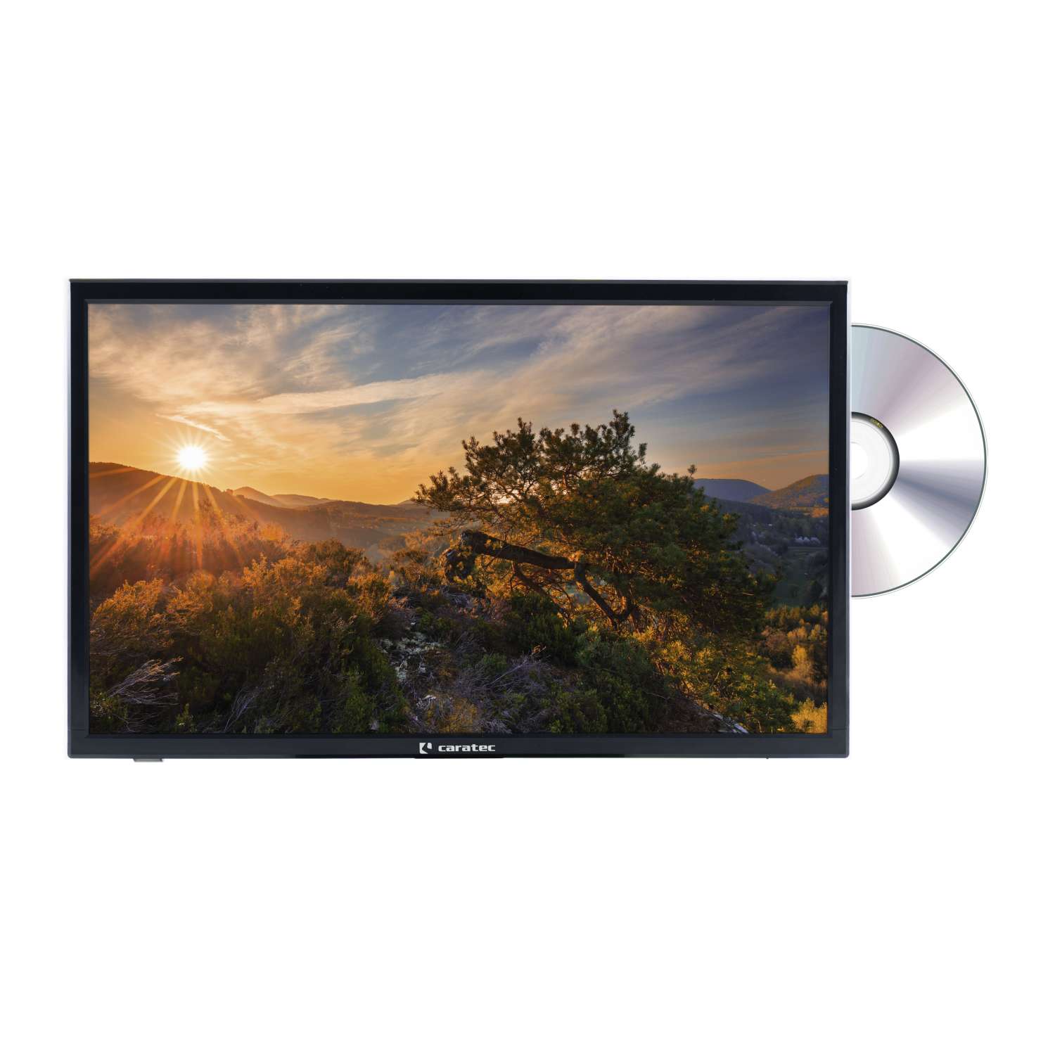 Caratec Vision wide angle TV with DVB-T2 HD DVB-S2 and DVD player ...
