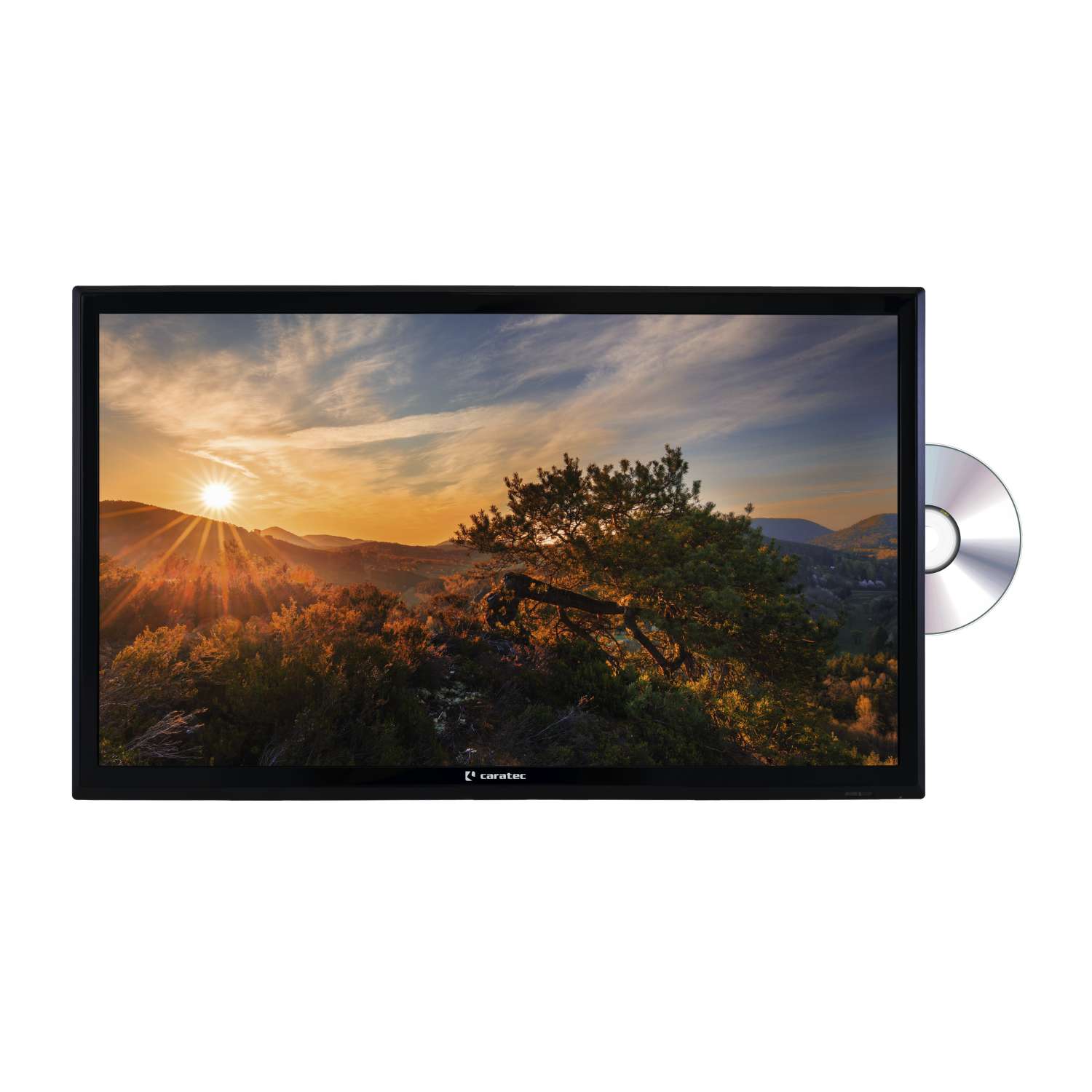 Caratec Vision wide angle TV with DVB-T2 HD DVB-S2 and DVD player ...