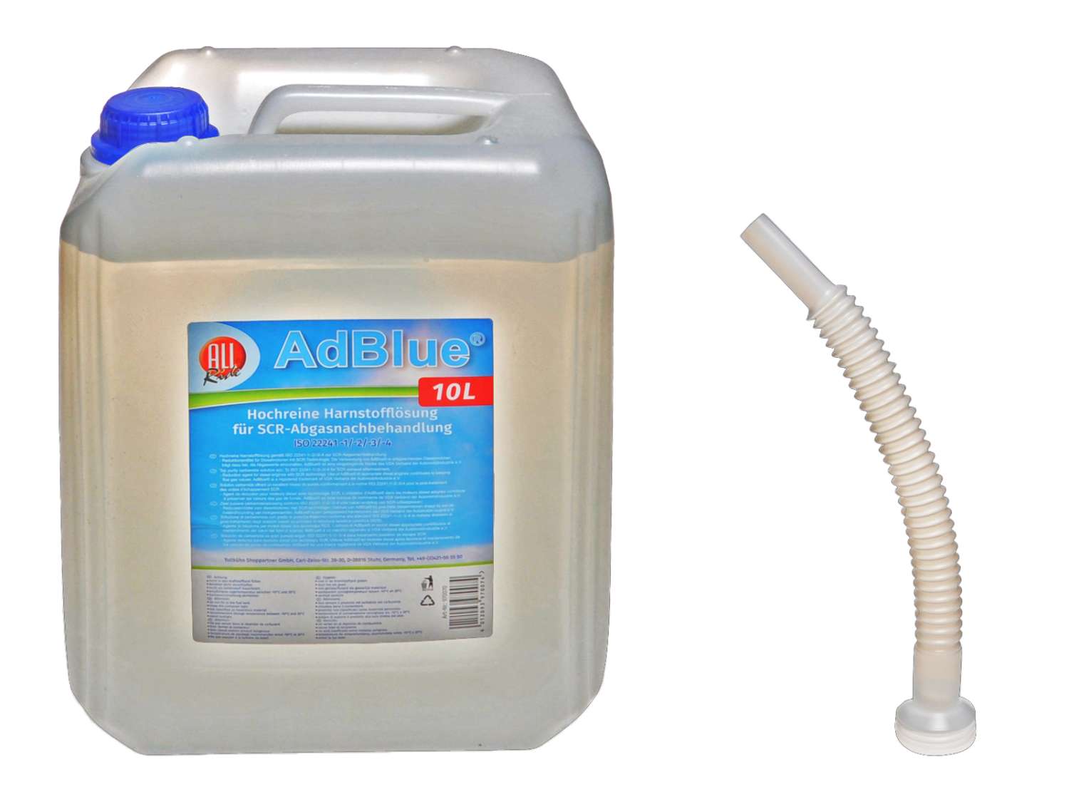 All Ride Adblue urea solution incl. Flex spout - Berger Camping