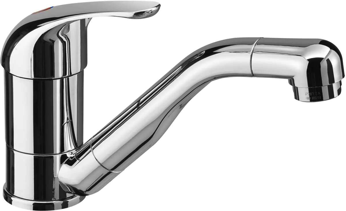 Reich Kama C ceramic single lever faucet chrome plastic spout 175 mm ...