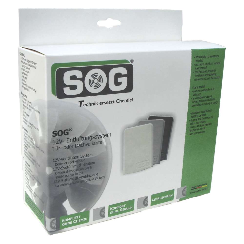 SOG + SOG II Type F 12 V toilet fan Thetford C250 / C260 - Berger Camping