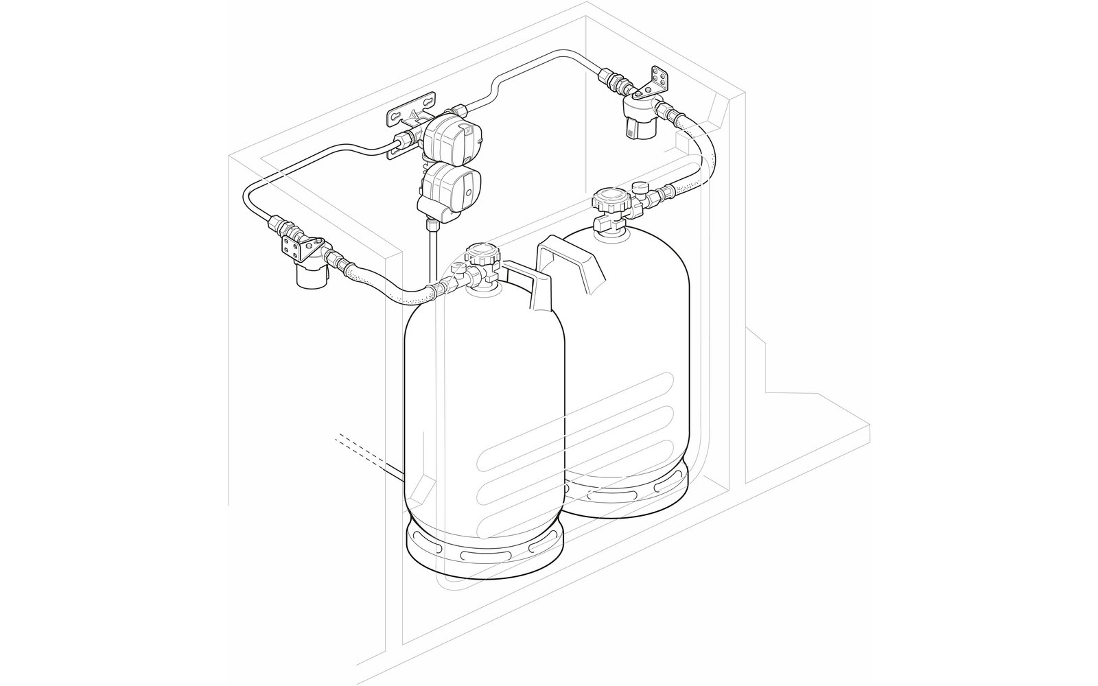 Truma DuoControl CS Gasdruckregler für den Zweiflaschen-Betrieb - Fritz ...